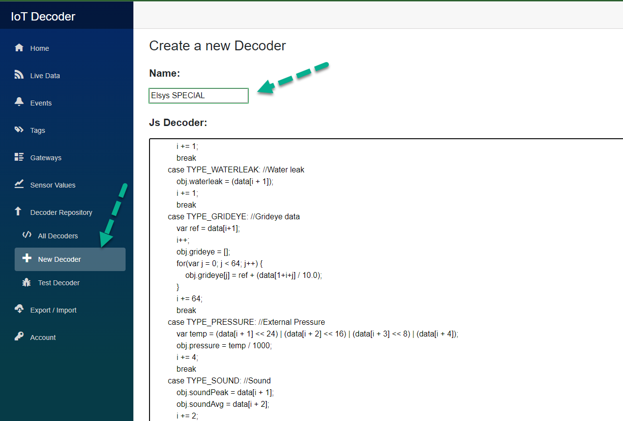 Use LoRaWAN with PLC - Sensor-Online™ - Versatile IOT-Platform, for all applications